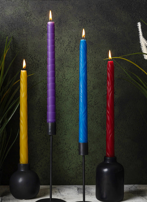 Introducing Our Unique Style 12" Beeswax Tapers – BC Candles